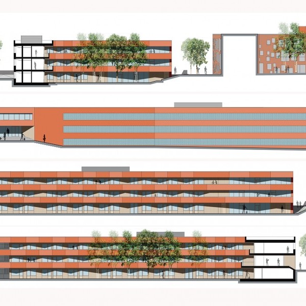 NEW DORMITORY BUILDING FOR THE "COLLEGIO DI MILANO" COMPETITION