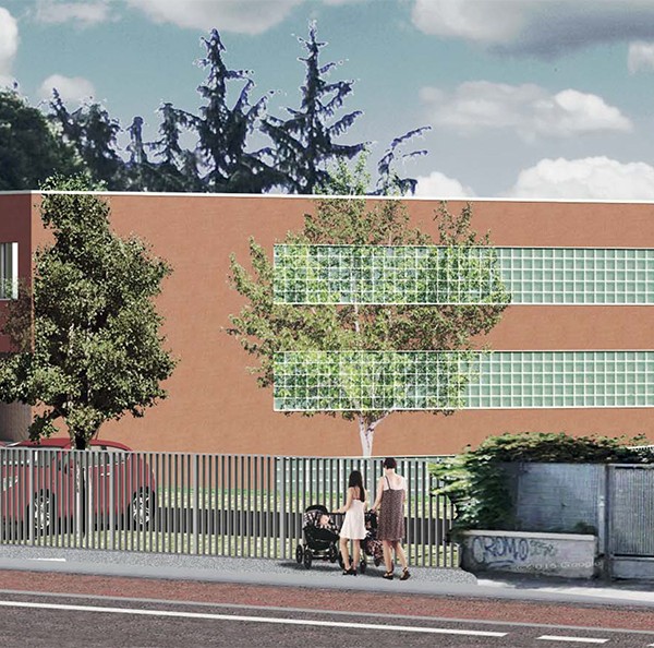 NEW DORMITORY BUILDING FOR THE "COLLEGIO DI MILANO" COMPETITION