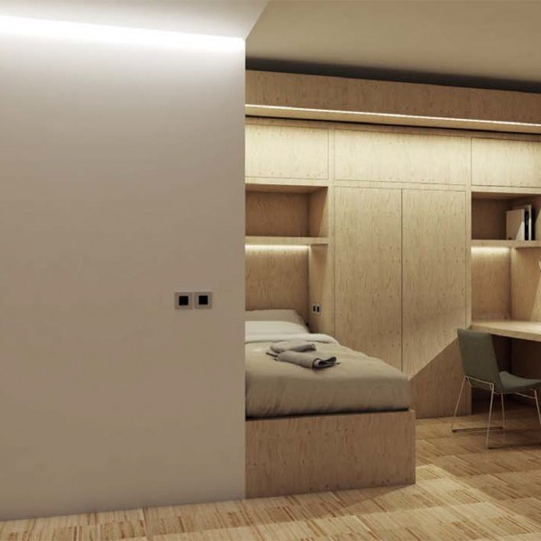 NEW DORMITORY BUILDING FOR THE "COLLEGIO DI MILANO" COMPETITION