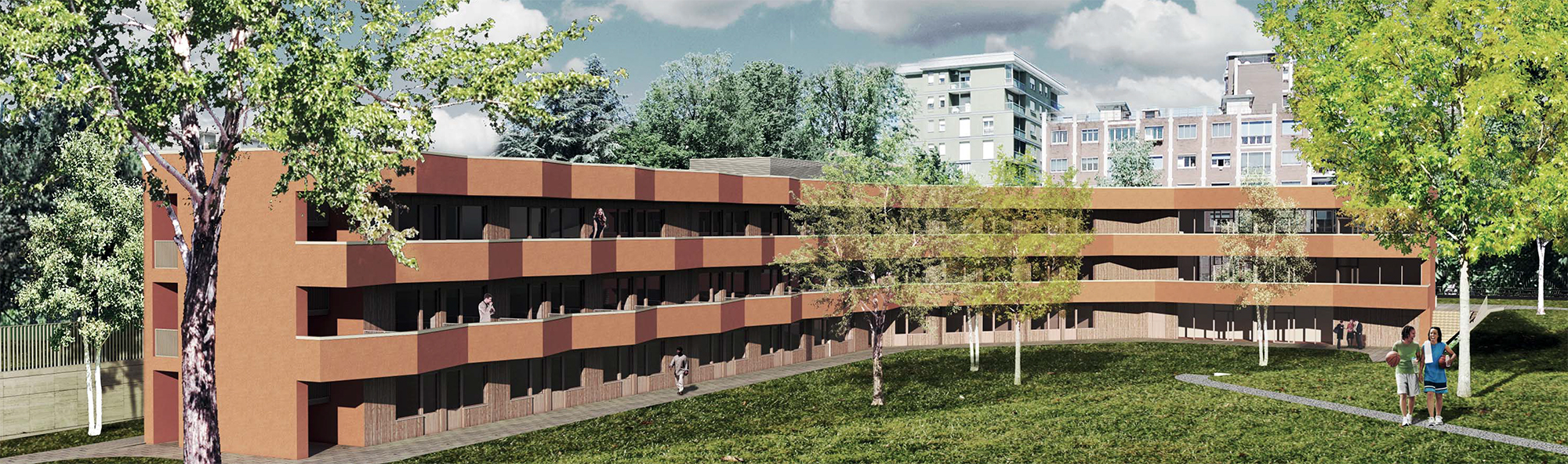 NEW DORMITORY BUILDING FOR THE "COLLEGIO DI MILANO" COMPETITION
