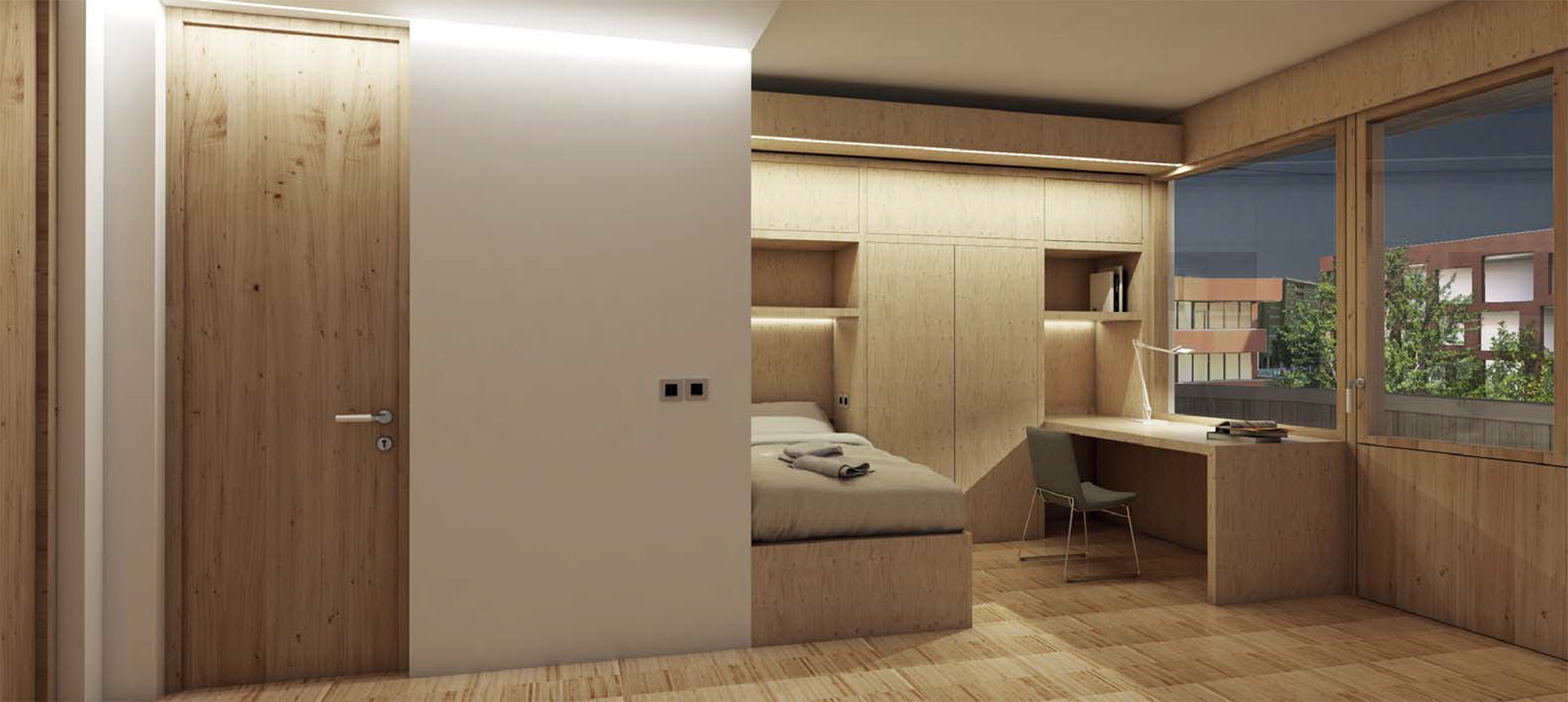NEW DORMITORY BUILDING FOR THE "COLLEGIO DI MILANO" COMPETITION